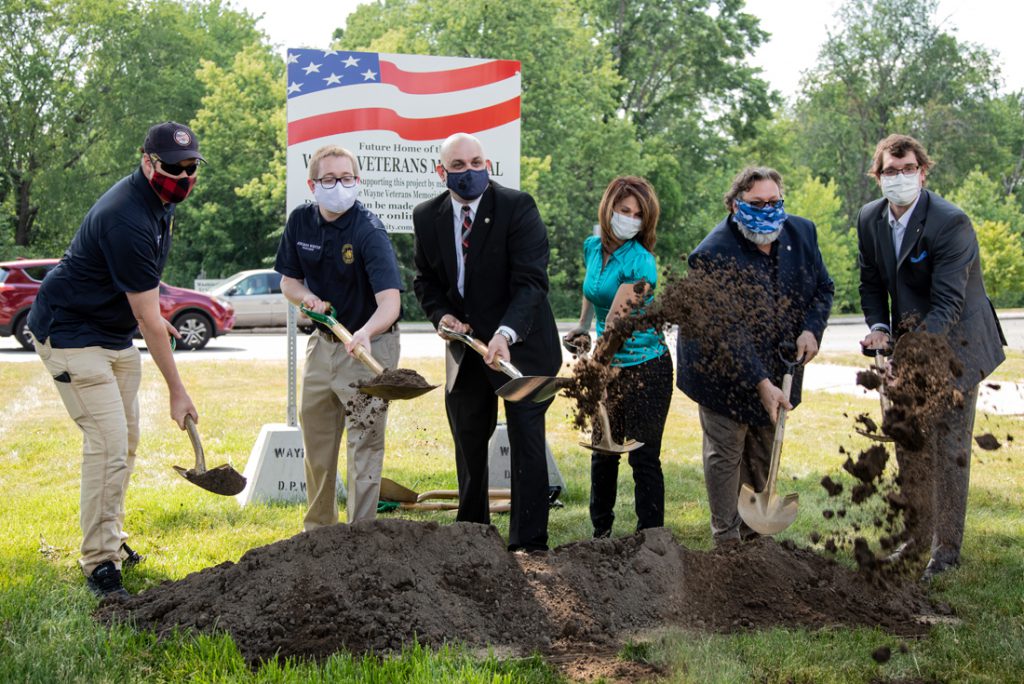 The Wayne Dispatch » City breaks ground on new Veterans Memorial