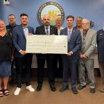 The Wayne Dispatch » Receiving the ceremonial check from State Senator ...